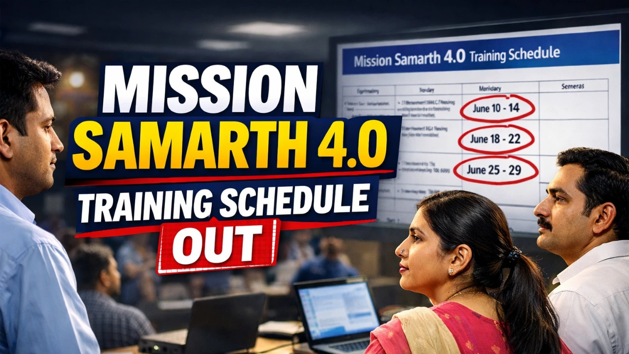 Mission Samarth 4.0: SCERT Punjab Issues Training Schedule